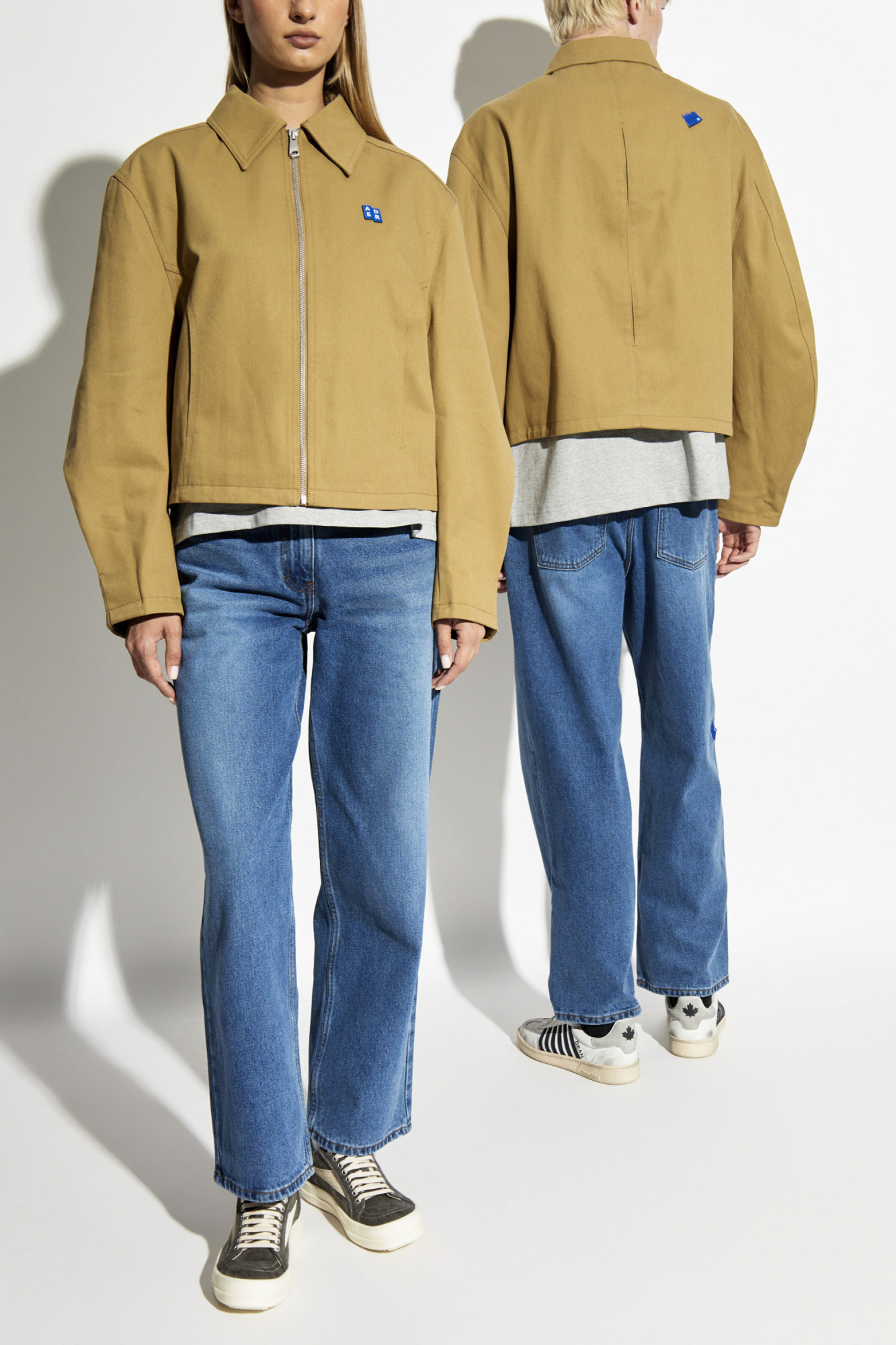 Brown Denim jacket Ader Error - Vitkac GB